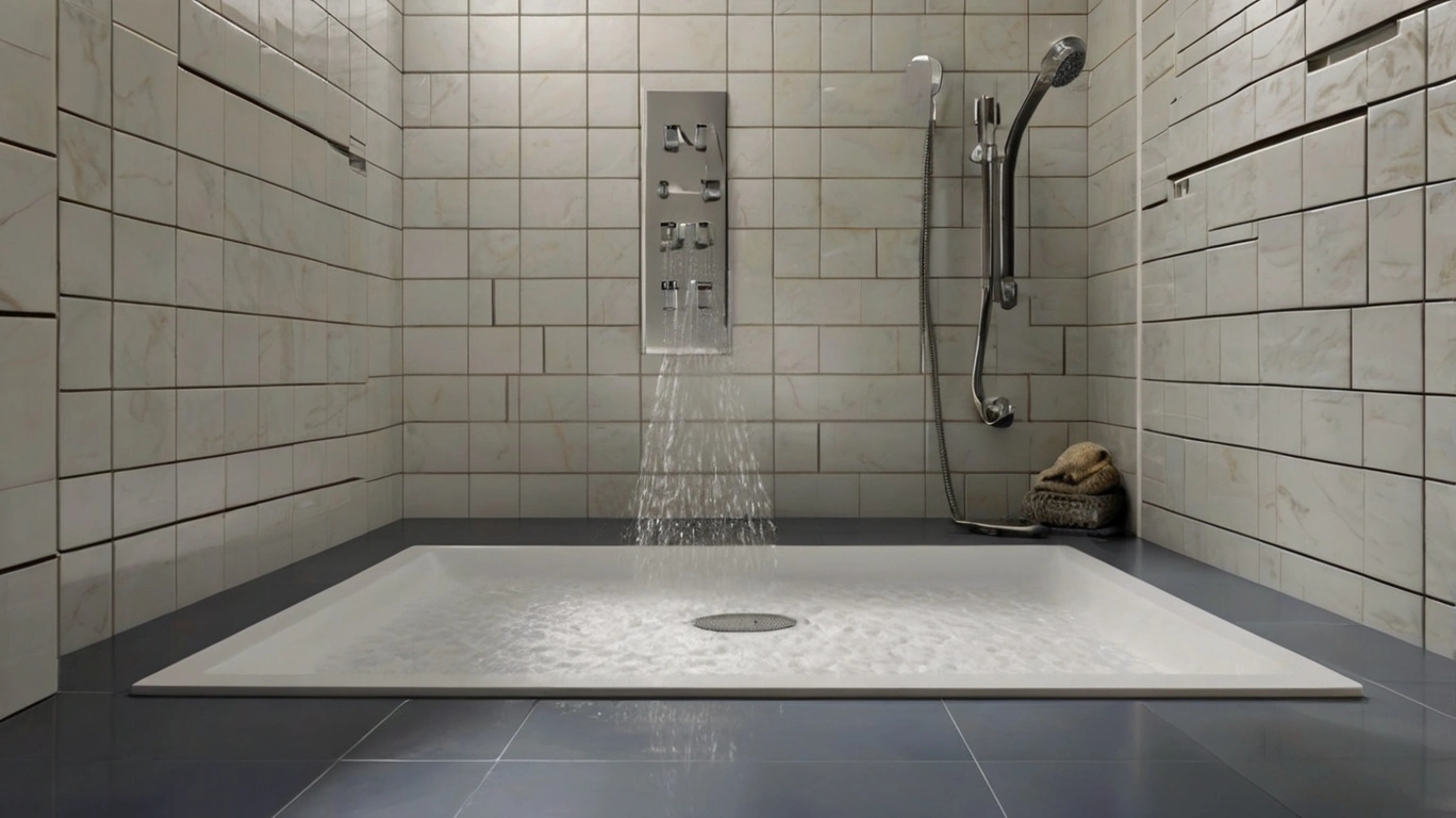 Shower Pans - Benefits of Flush-to-Floor Shower Pans.